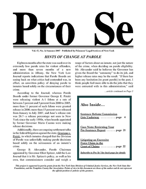 Pro Se 17-3 | Prison Legal News